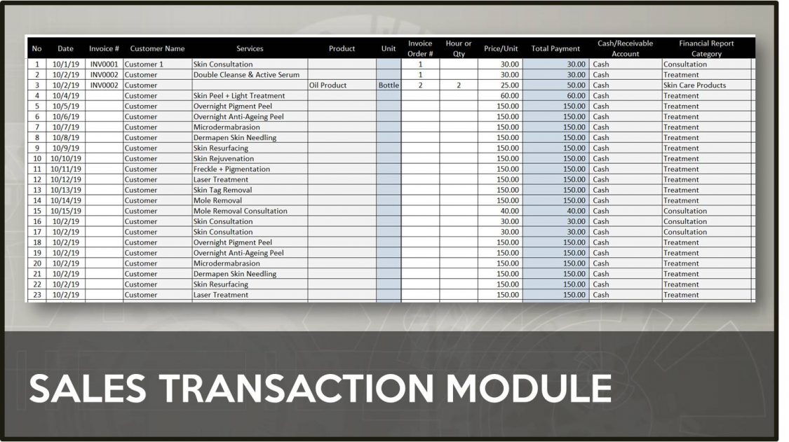 Salon Bookkeeping with Automated Financial Statement Templates ...